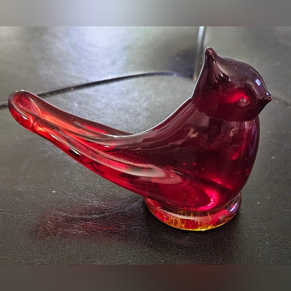 Titan Glass | Other | Titan Art Glass Cardinal | Poshmark